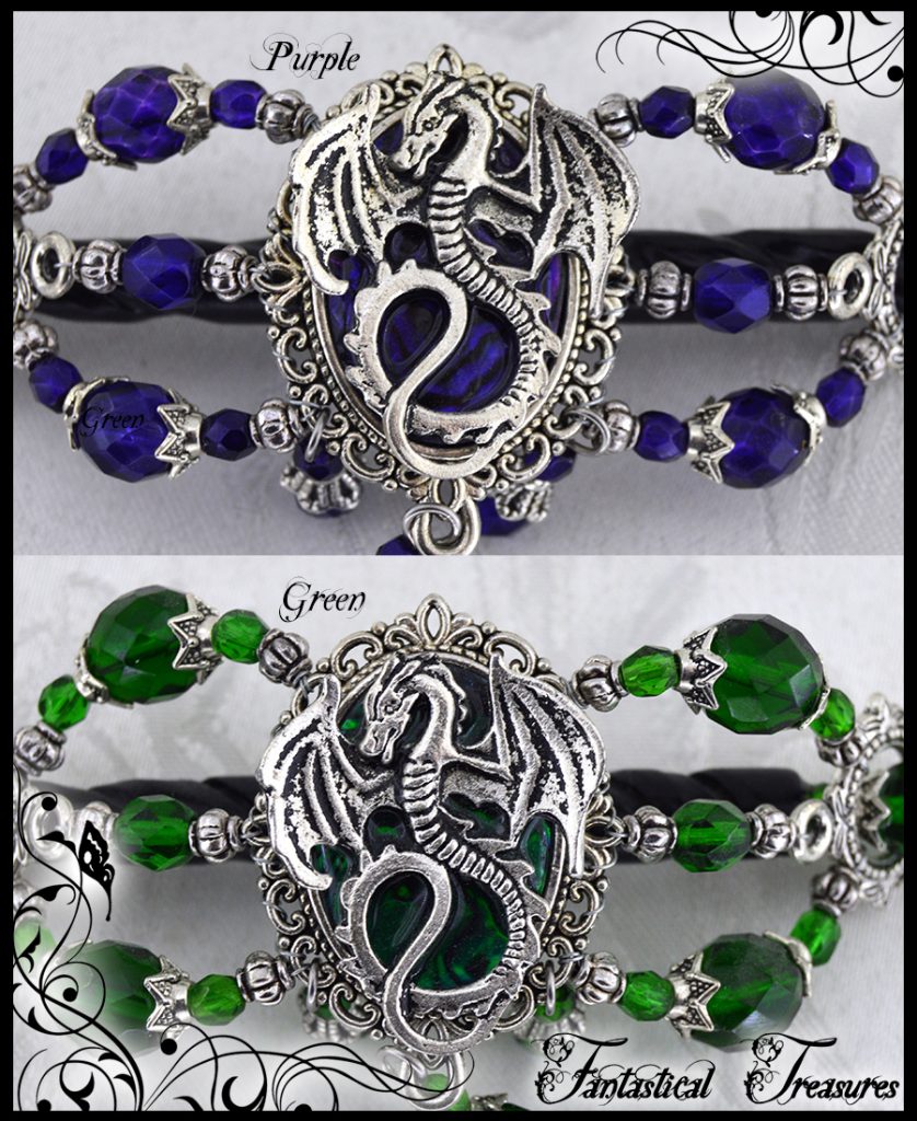 Dragon Barrette - Unique Medieval Hair Accessory - Fantastical Treasures